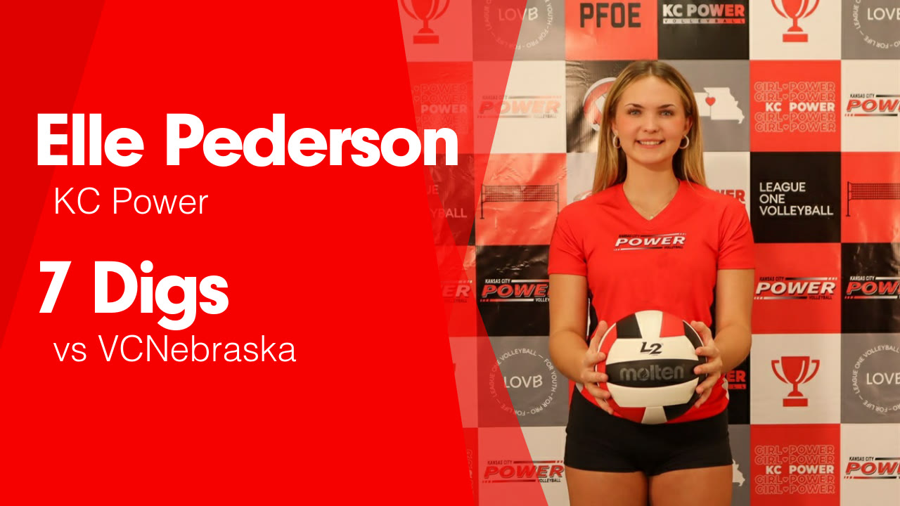 7 Digs vs VCNebraska - Elle Pederson highlights - Hudl