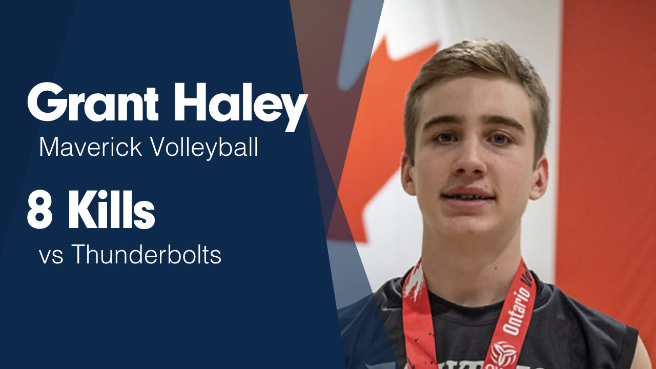 8 Kills vs Thunderbolts - Grant Haley highlights - Hudl