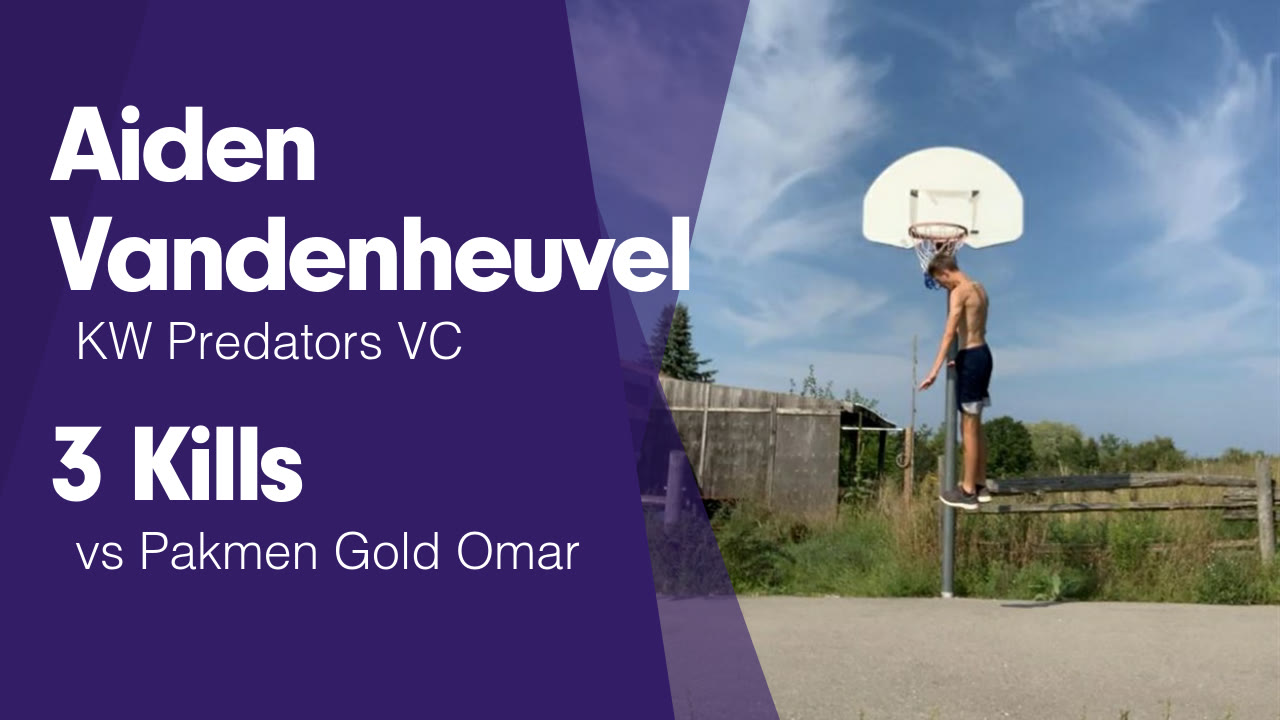 3 Kills vs Pakmen Gold Omar - Aiden Vandenheuvel highlights - Hudl
