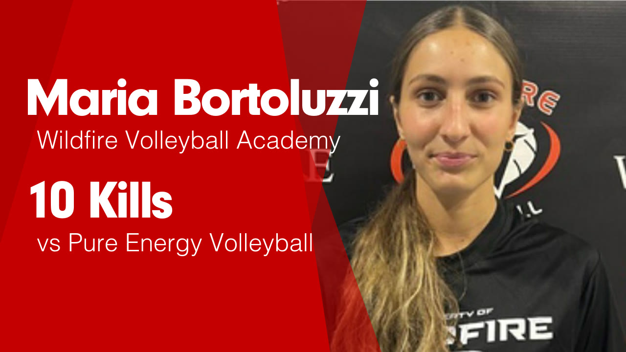 10 Kills vs Pure Energy Volleyball - Maria BORTOLUZZI highlights - Hudl