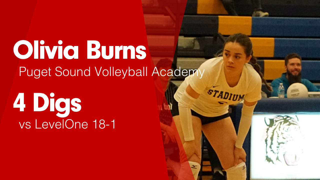 4 Digs vs LevelOne 18-1 - Olivia Burns highlights - Hudl