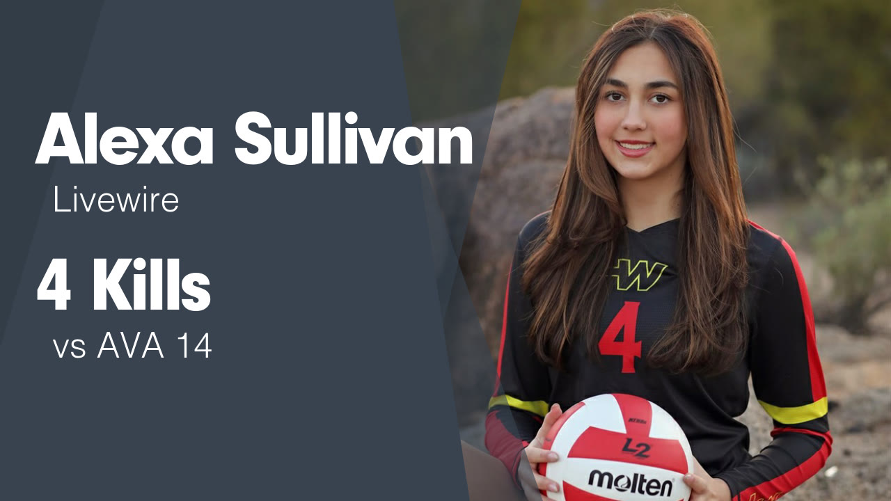 4 Kills vs AVA 14 - Alexa Sullivan highlights - Hudl
