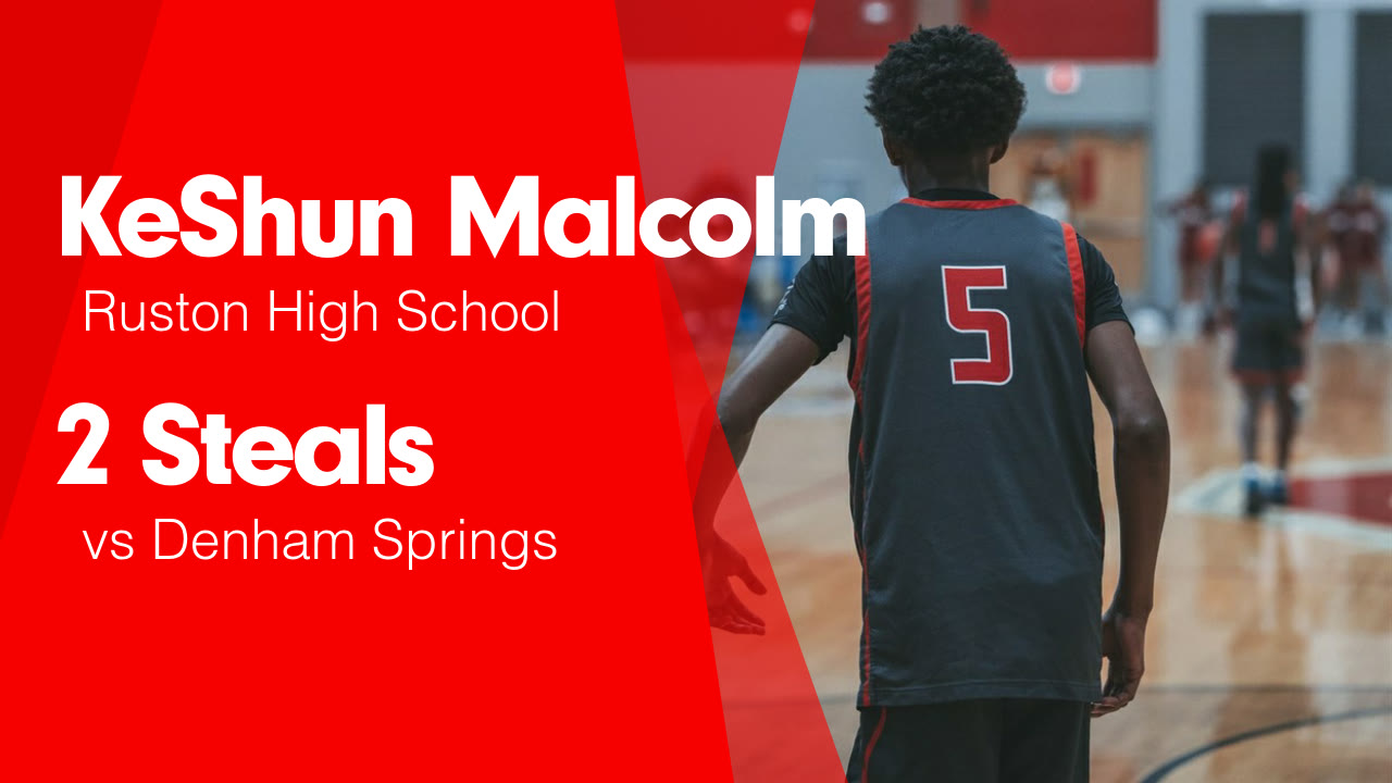2 Steals vs Denham Springs - KeShun Malcolm highlights - Hudl