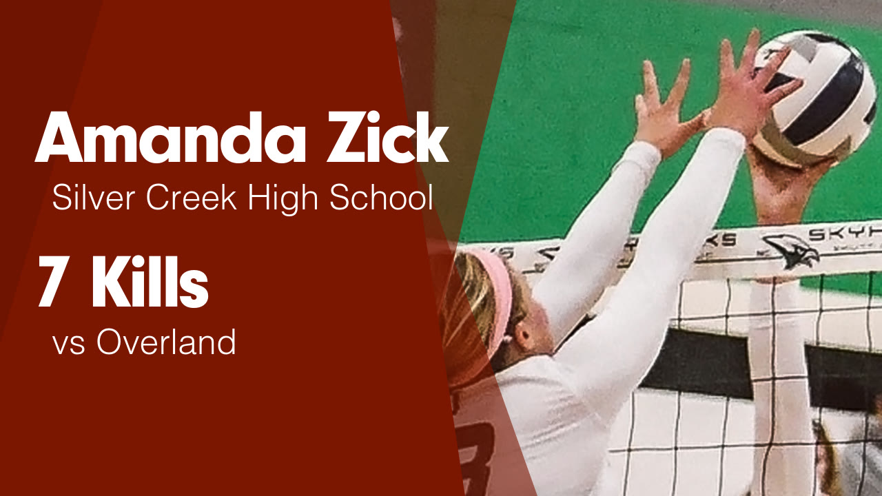 7 Kills vs Overland - Amanda Zick highlights - Hudl
