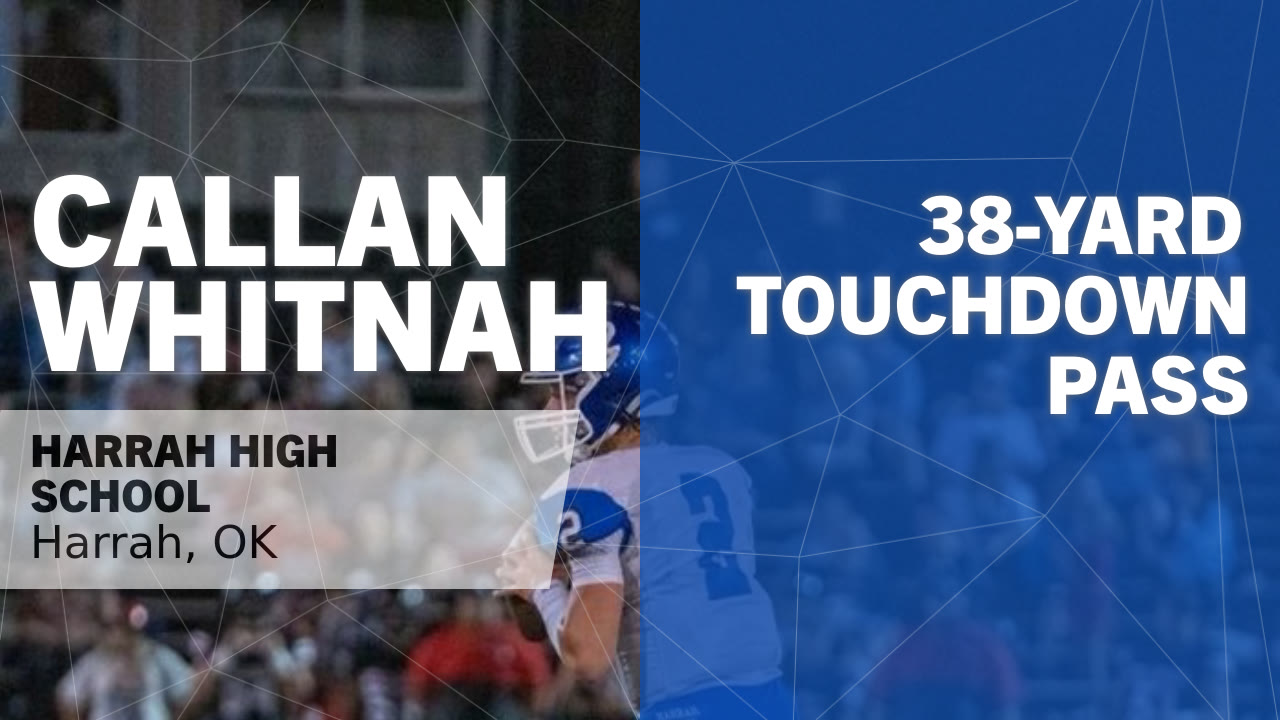38-yard Touchdown Pass vs McLoud - Callan Whitnah highlights - Hudl