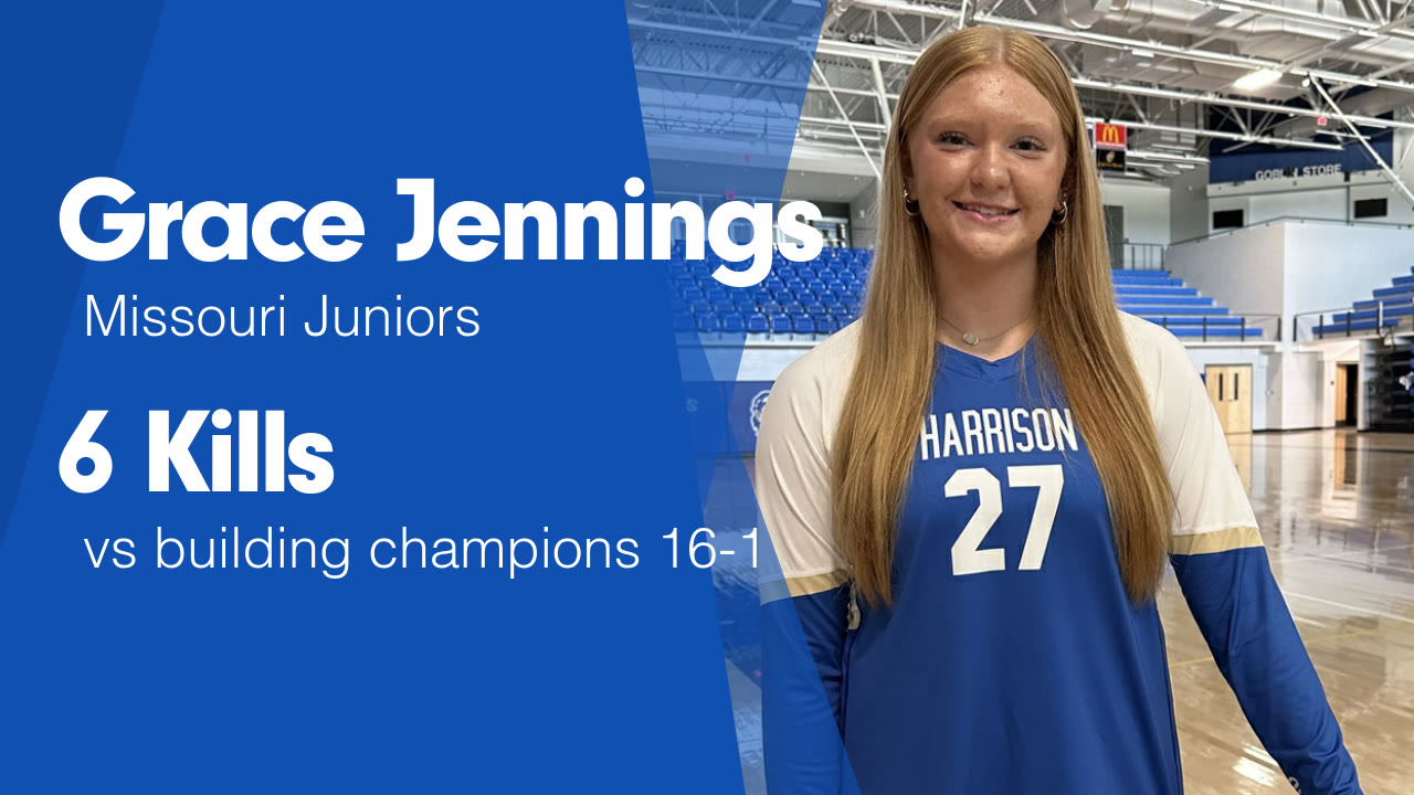 6 Kills vs building champions 16-1 - Grace Jennings highlights - Hudl