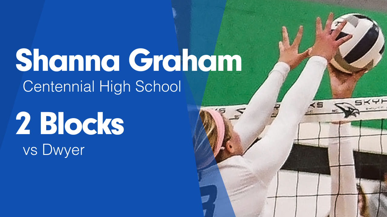 2 Blocks vs Dwyer - Shanna Graham highlights - Hudl