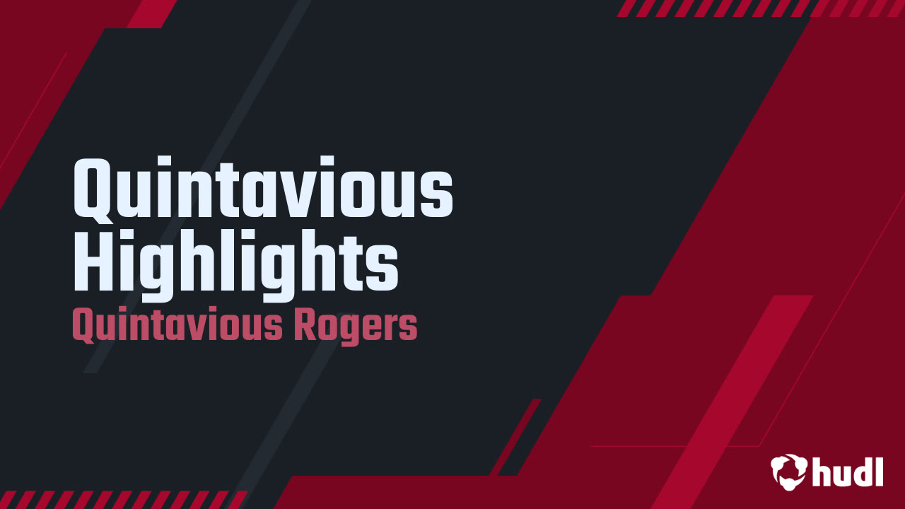 Quintavious Highlights - Quintavious Rogers highlights - Hudl