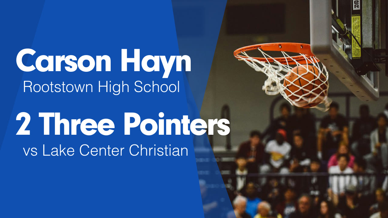 2 Three Pointers vs Lake Center Christian - Carson Hayn highlights - Hudl
