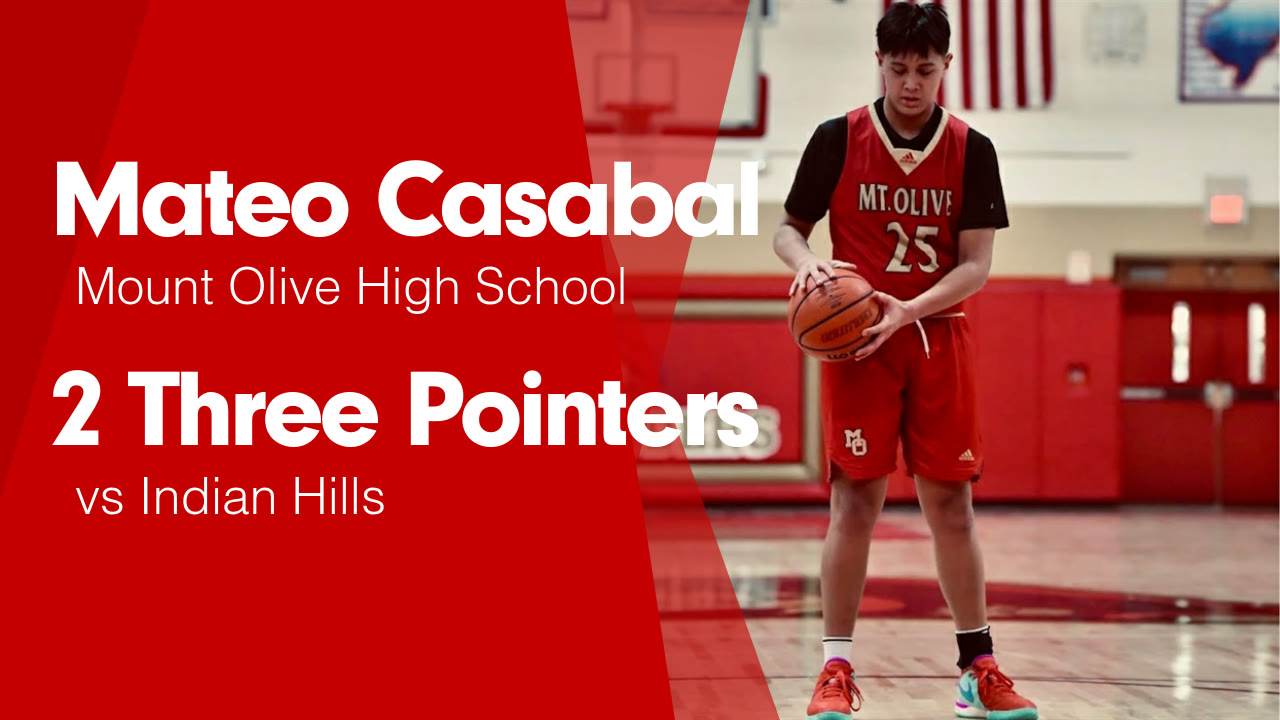 2 Three Pointers vs Indian Hills - Mateo Casabal highlights - Hudl