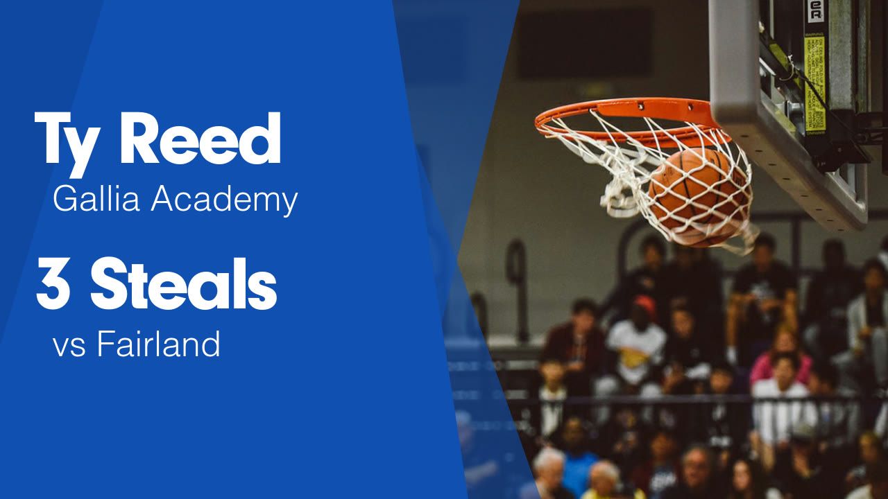 3 Steals vs Fairland - Ty Reed highlights - Hudl