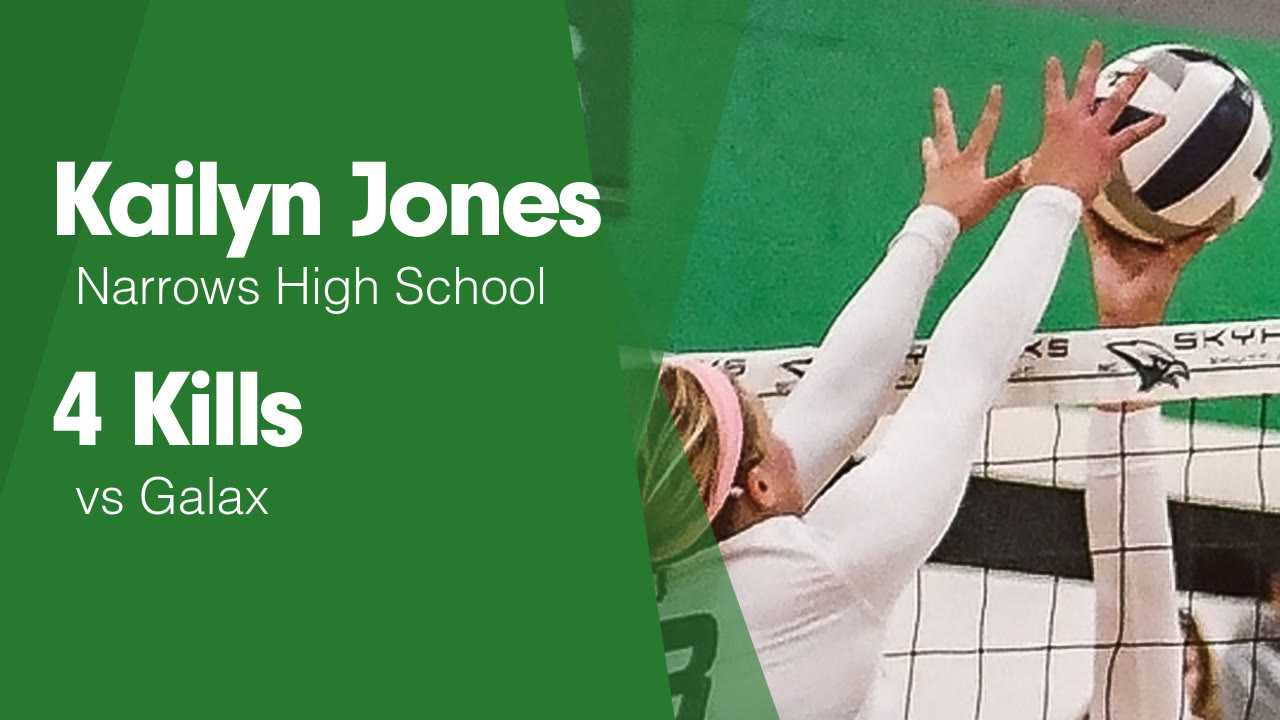 4 Kills vs Galax - Kailyn Jones highlights - Hudl