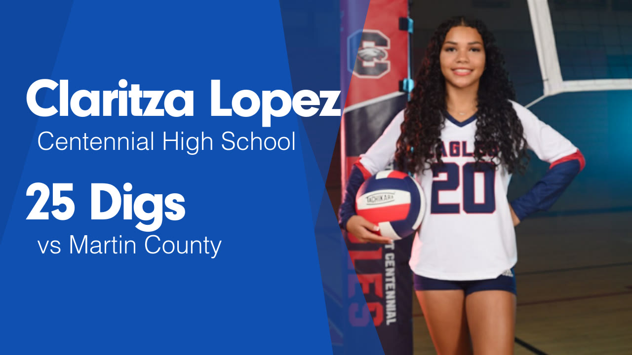 25 Digs vs Martin County - Claritza Lopez highlights - Hudl