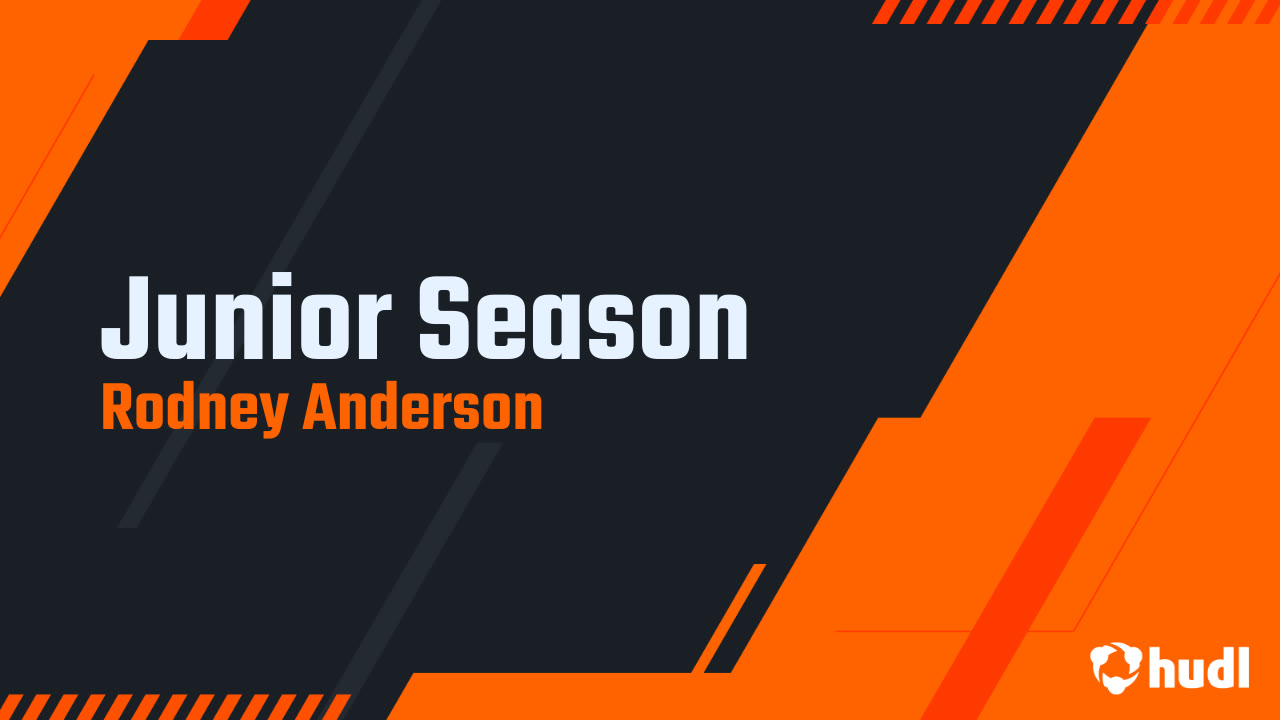Junior Season - Rodney Anderson highlights - Hudl