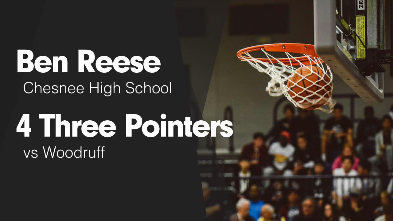 4 Three Pointers vs Woodruff - Ben Reese highlights - Hudl