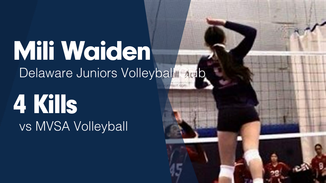 4 Kills vs MVSA Volleyball - Mili Walden highlights - Hudl