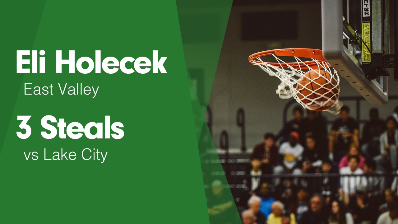 3 Steals vs Lake City - Eli Holecek highlights - Hudl