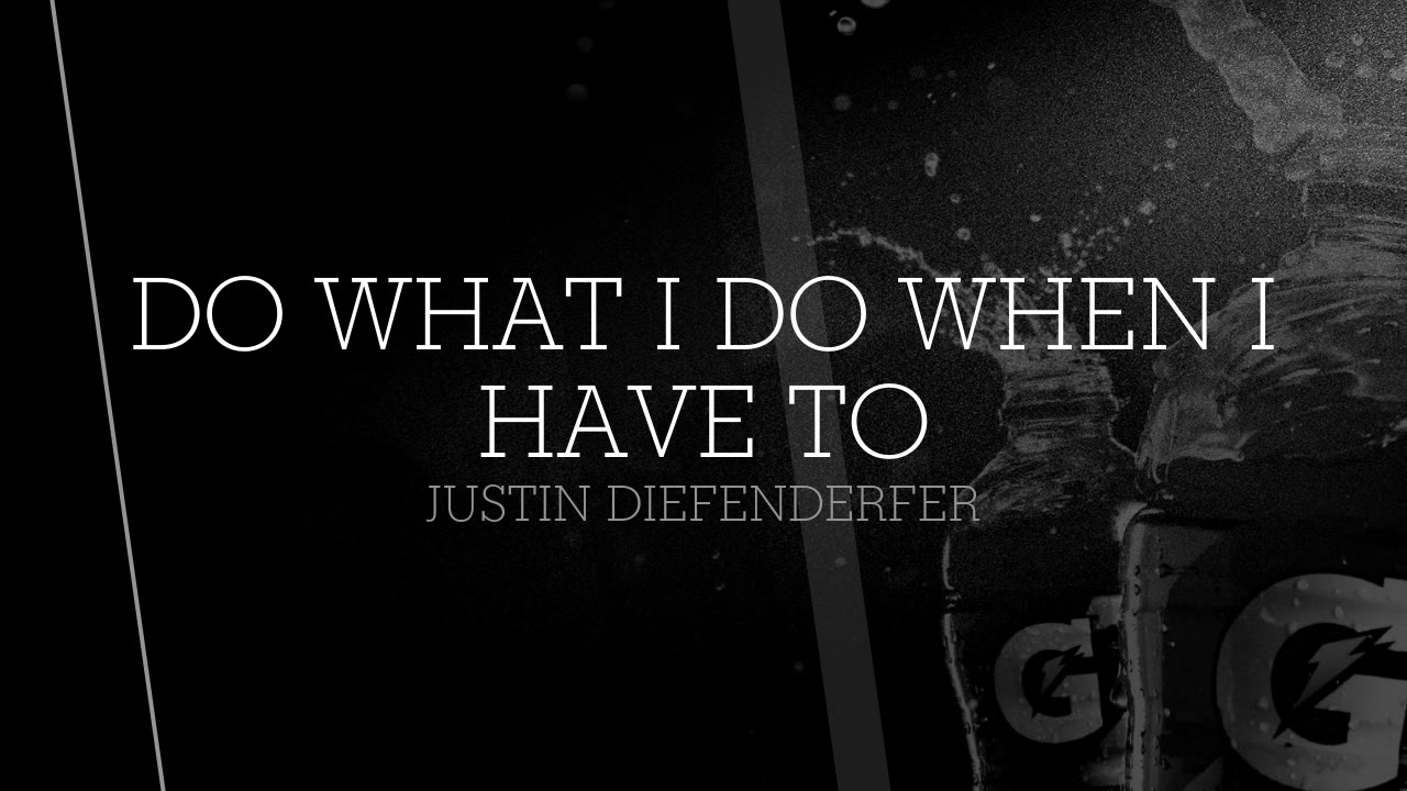 Do what i do when i have to - Bubba Diefenderfer highlights - Hudl