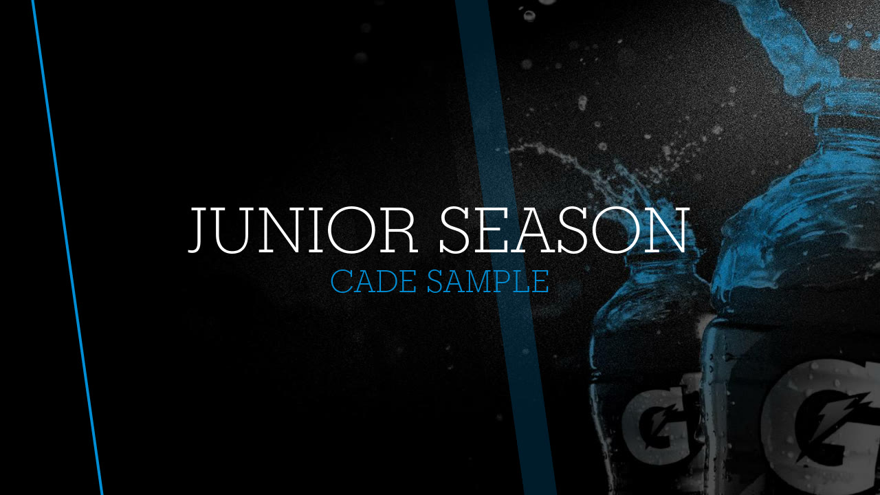 Junior Season - Cade Sample highlights - Hudl