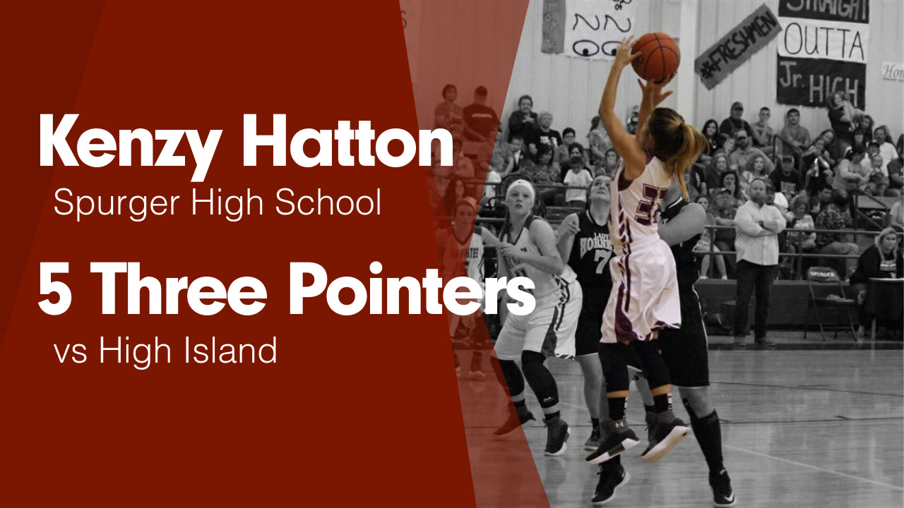 5 Three Pointers vs High Island - Kenzy Hatton highlights - Hudl