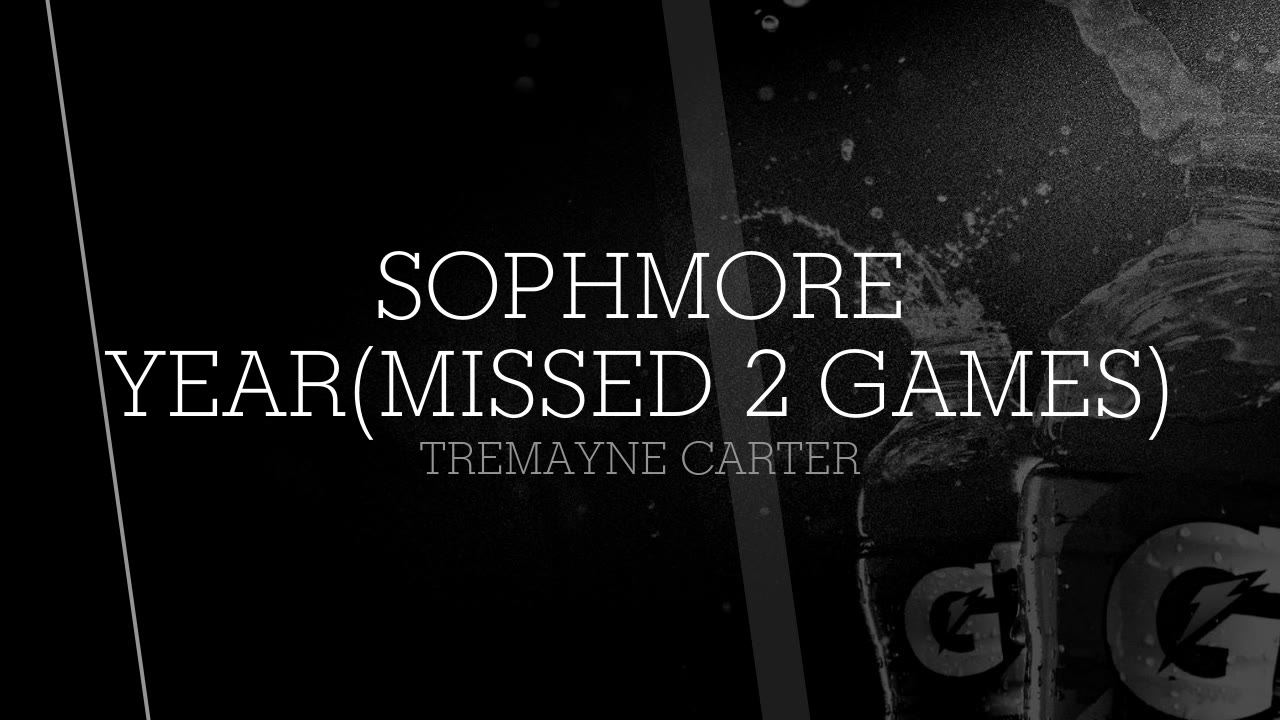 sophmore year(missed 2 games) - Tremayne Carter highlights - Hudl