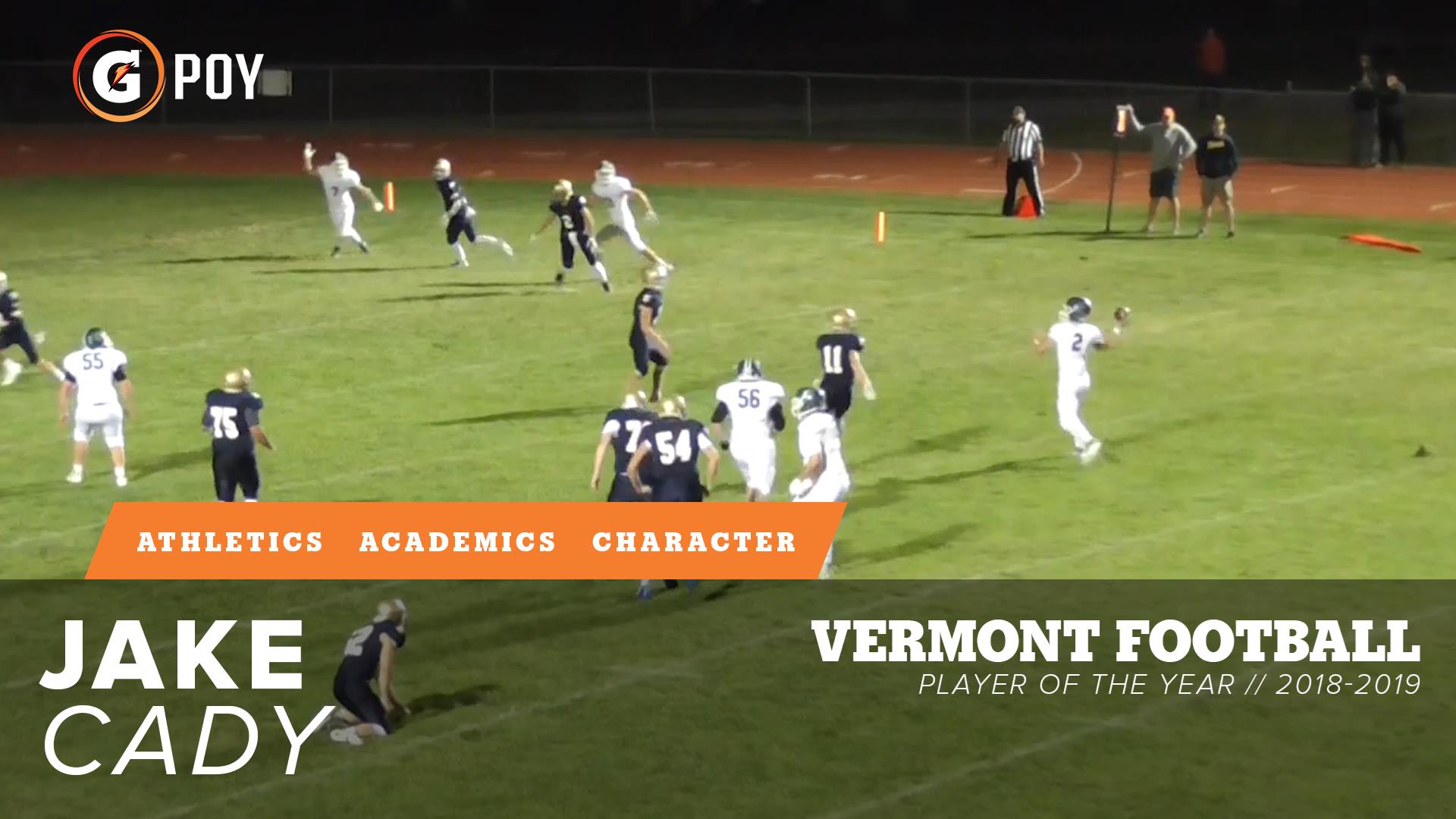 Jake Cady - Vermont - Gatorade State Football Athlete of the Year ...