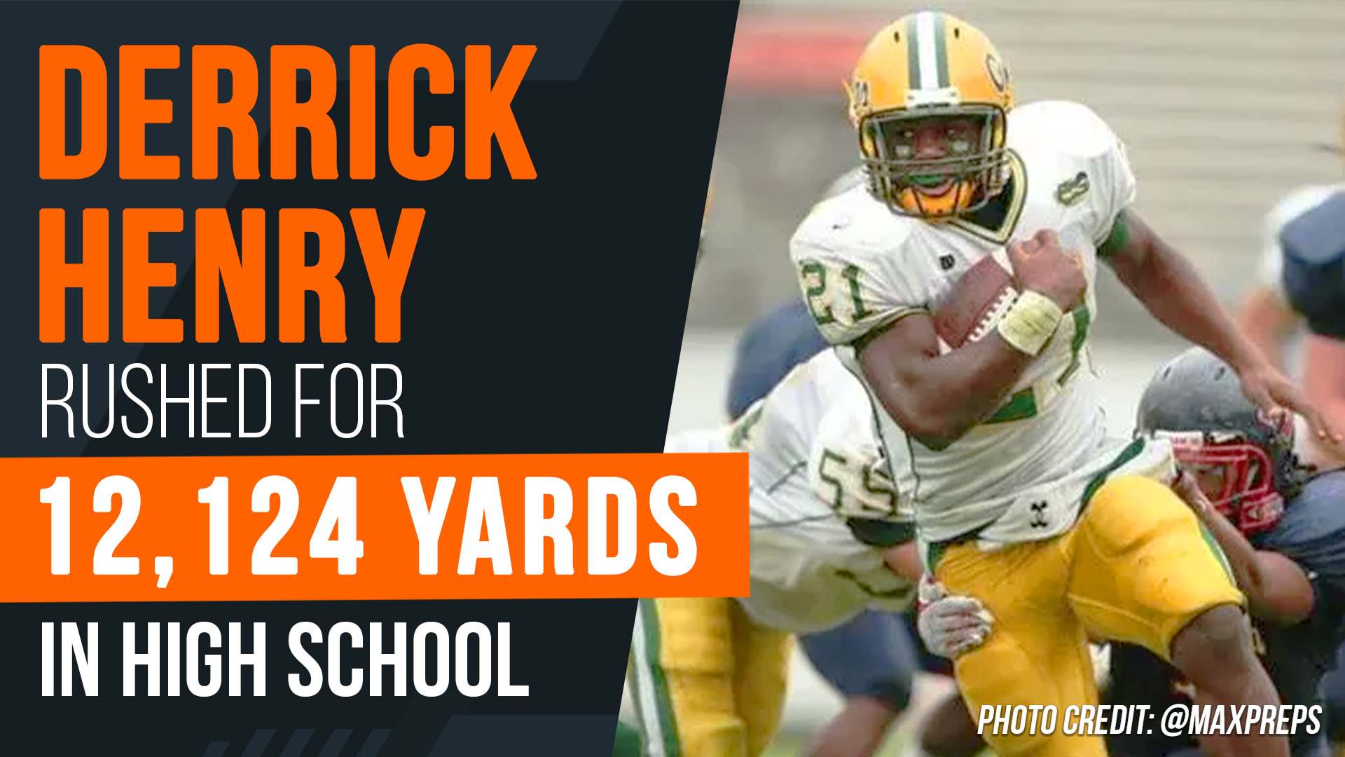 Derrick Henry was a menace in HS - Football Highlights highlights - Hudl
